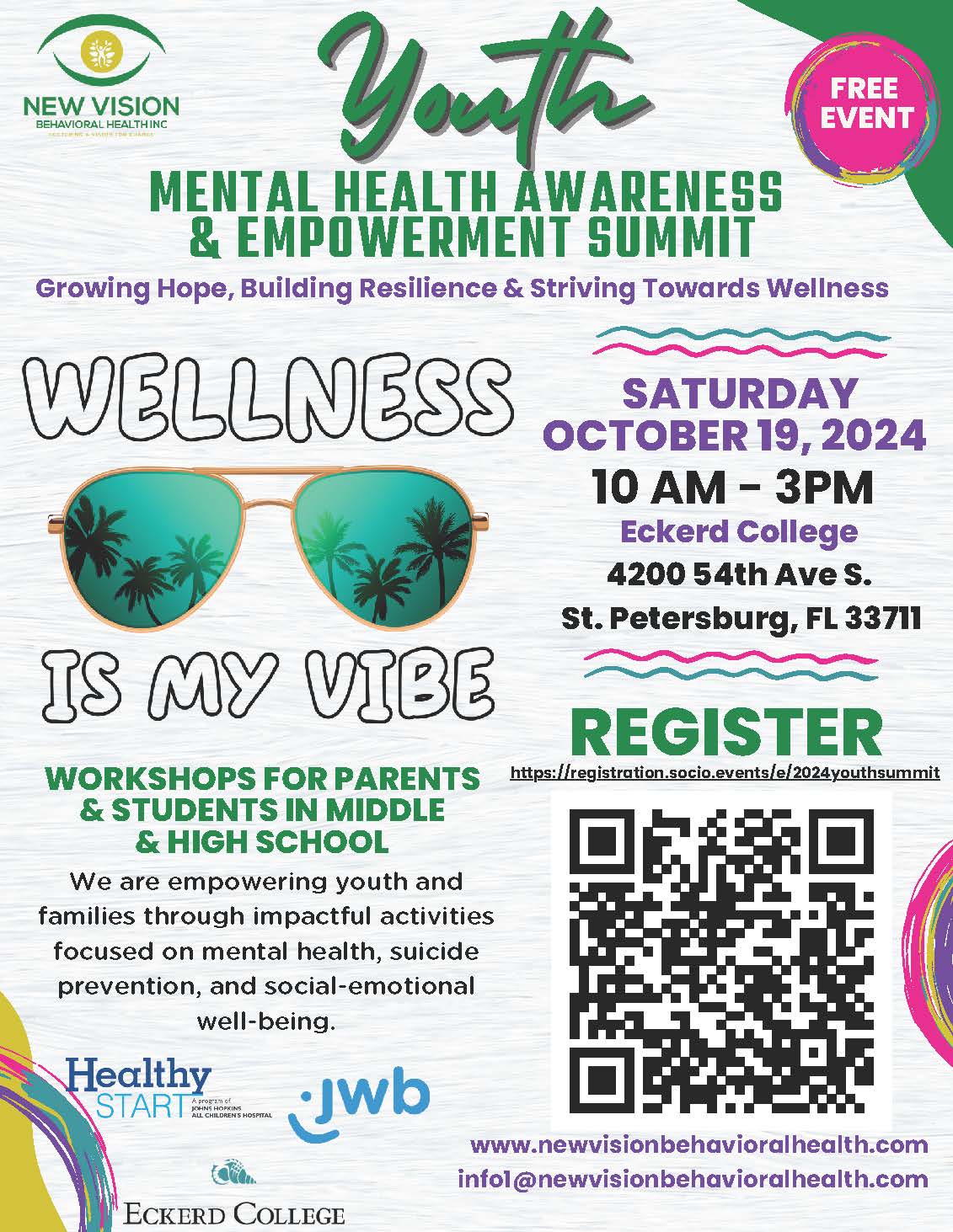 6th Annual Mental Health Awareness Youth Empowerment Summit - JWB